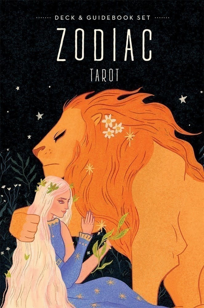 Zodiac Tarot Deck And Book Set Golden Poppy Herbal Apothecary