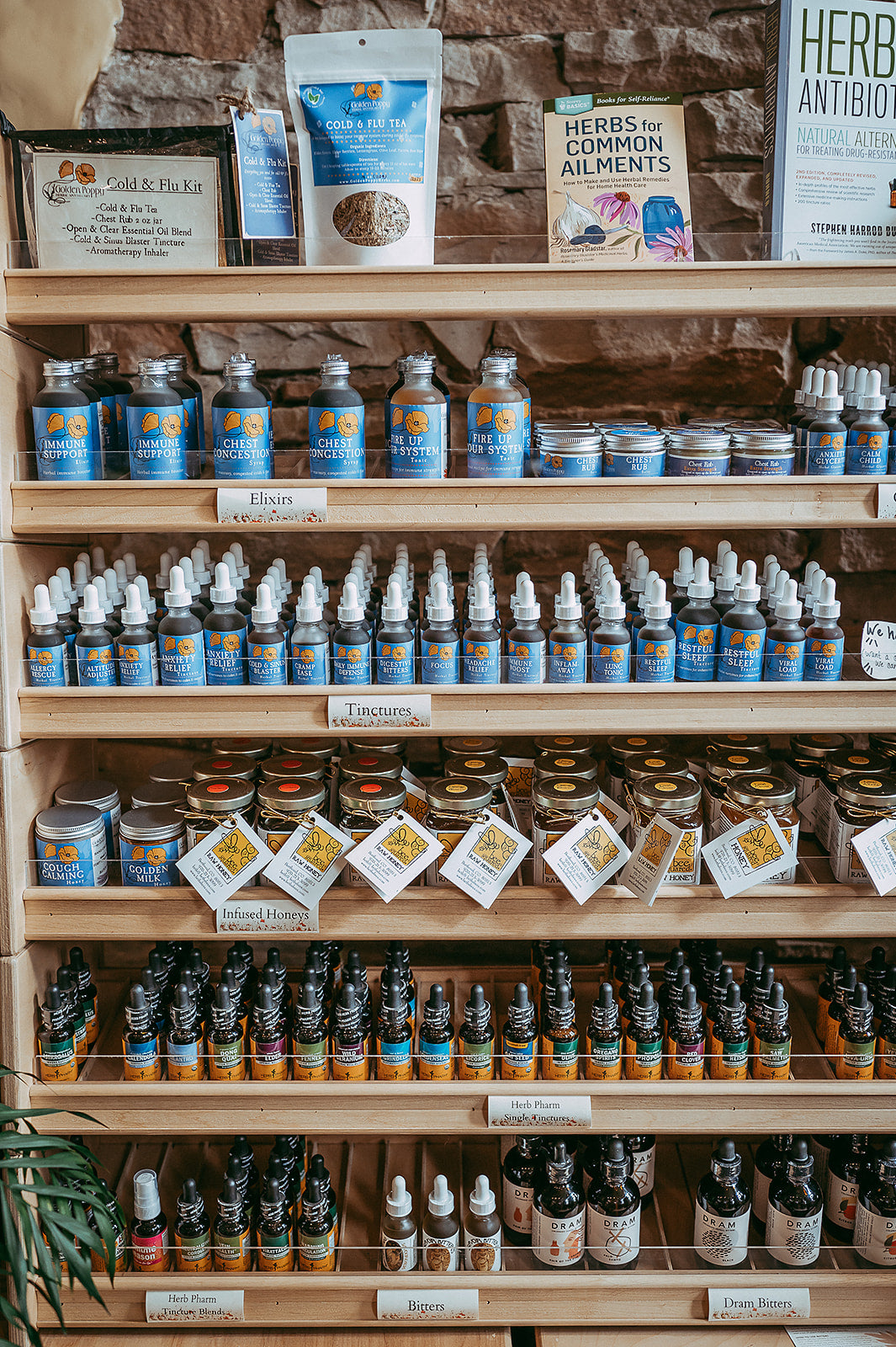 Tinctures Elixirs Syrups & Honey – Golden Poppy Herbal Apothecary