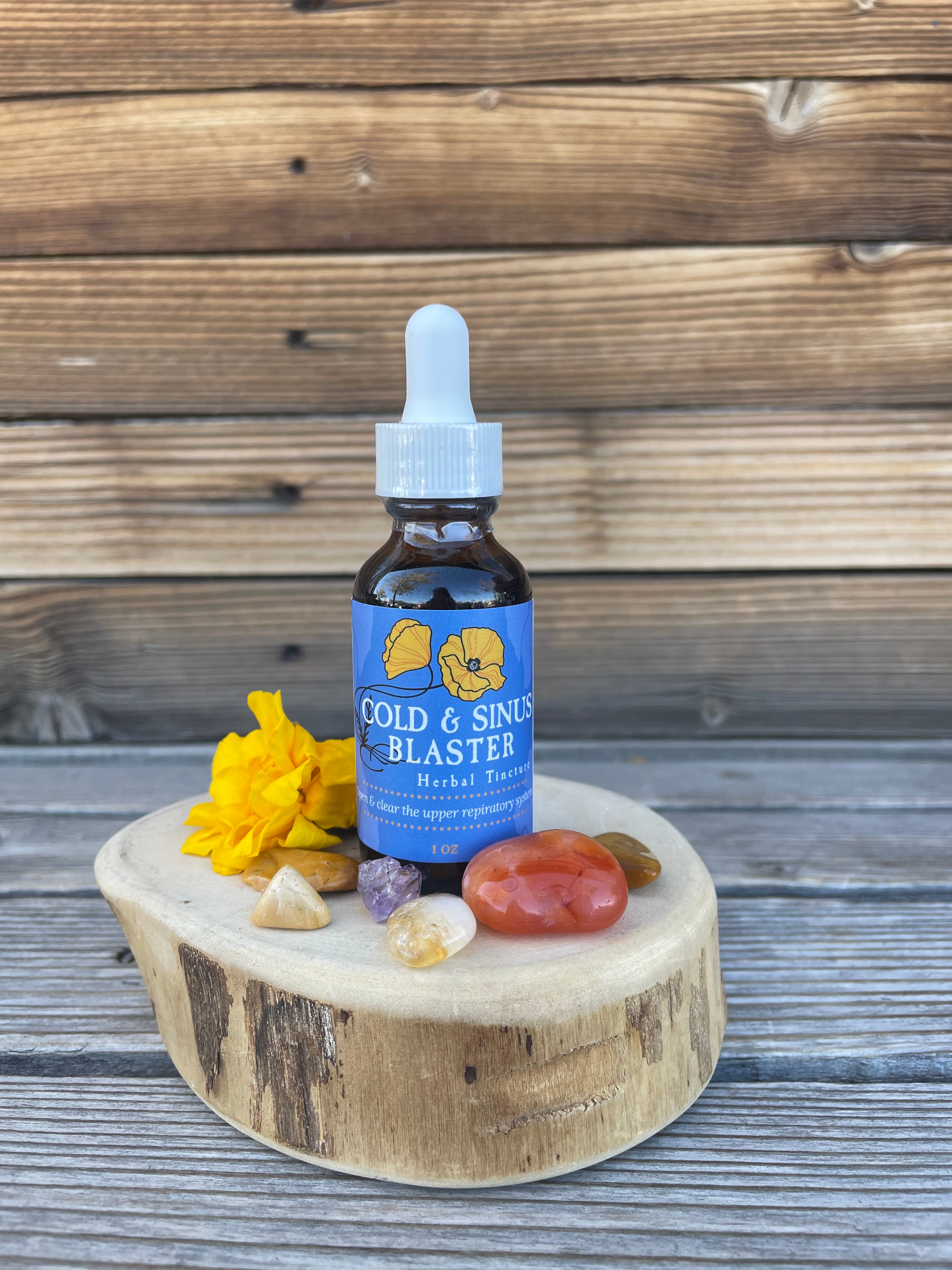 Cold & Sinus Blaster 1oz – Golden Poppy Herbal Apothecary