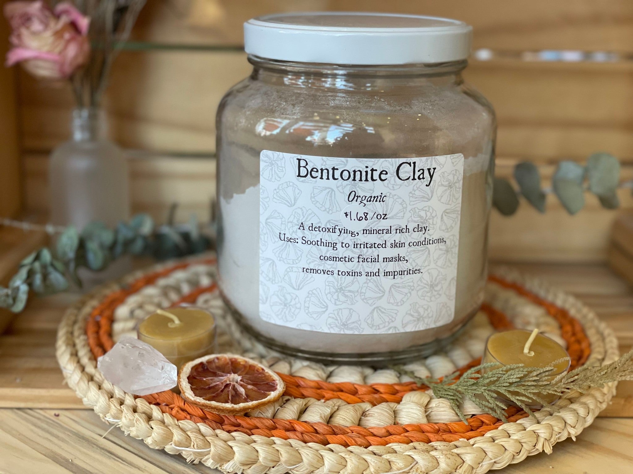 Bentonite Clay, 1 oz – Golden Poppy Herbal Apothecary