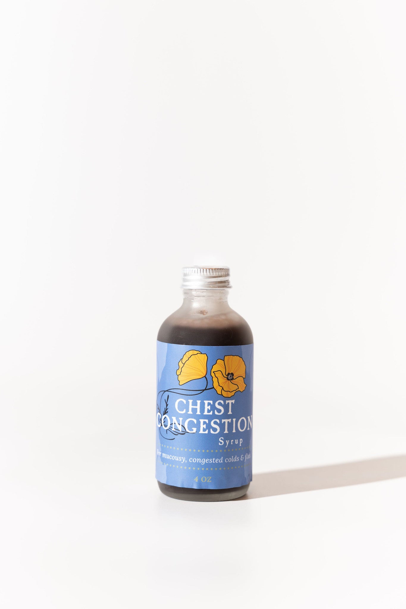 Chest Congestion Relief Syrup 4oz – Golden Poppy Herbal Apothecary