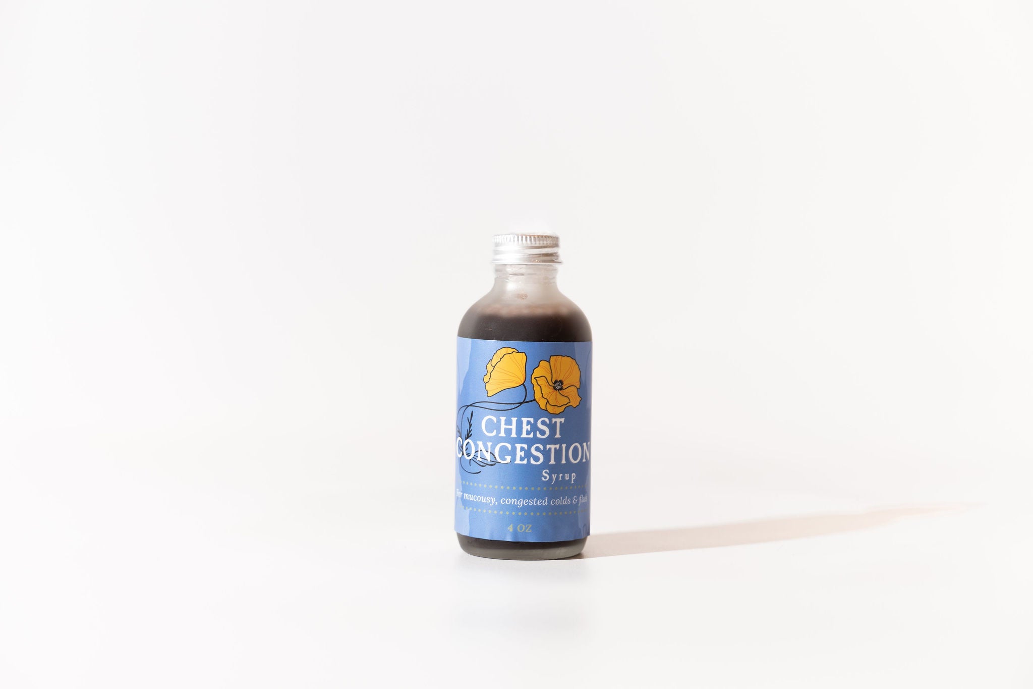 Chest Congestion Relief Syrup 4oz – Golden Poppy Herbal Apothecary